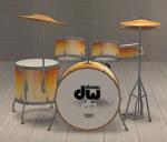 Mod The Sims - dw Drum Set (Natural Wood) by Terminal