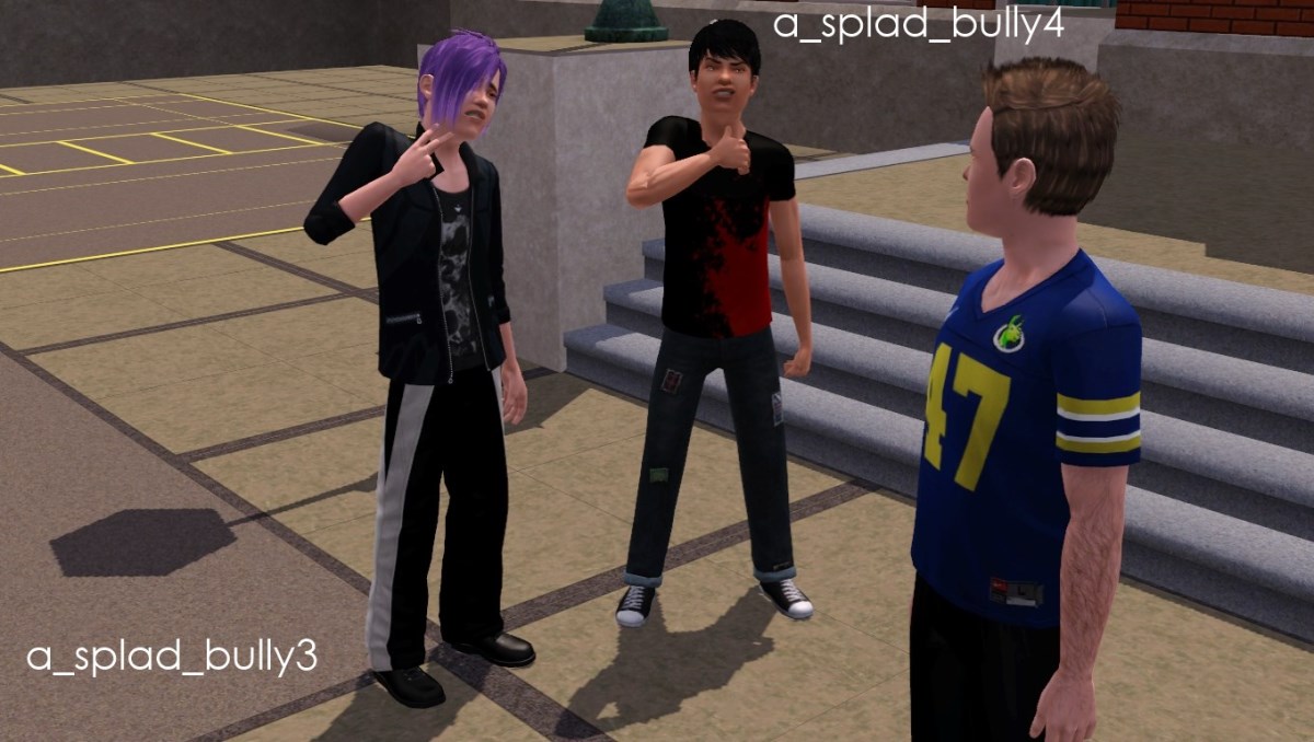 Mod The Sims - Bully -- 9 fighting poses