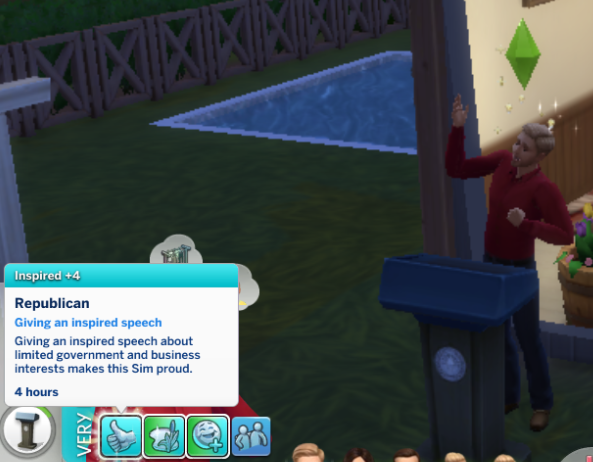 Mod The Sims - Sims 4 Political Party Traits (Updated Both Democrat and ...