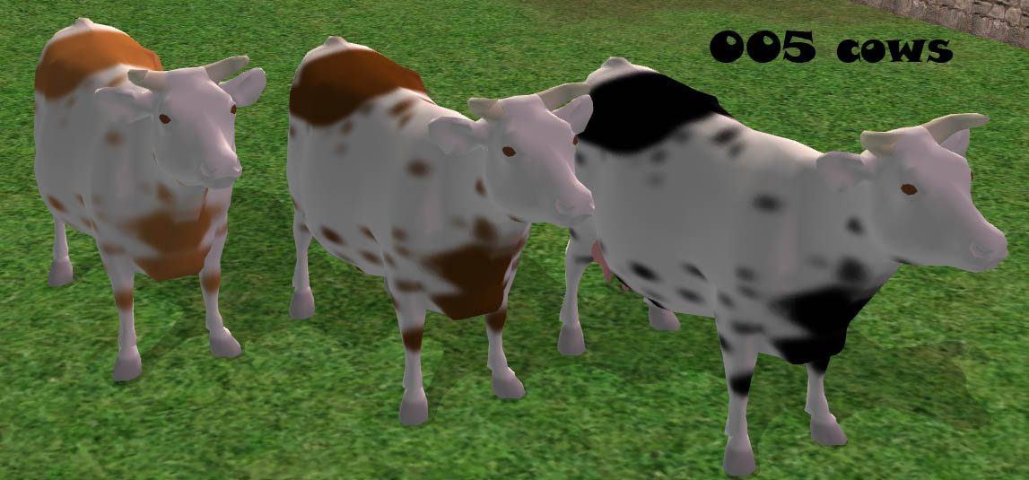 Mod The Sims - Cow Recolours