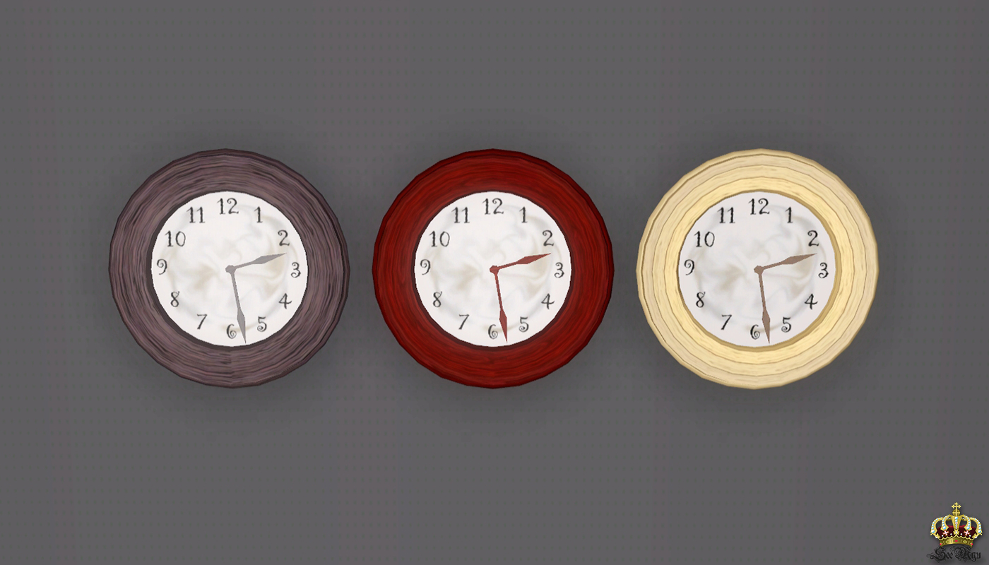 Mod The Sims - Five O'Clock Somewhere — A Clock Set