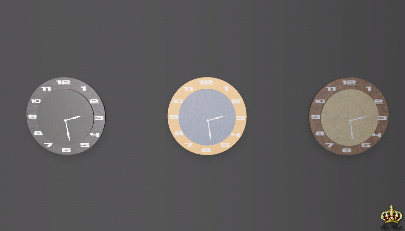 Mod The Sims - Five O'Clock Somewhere — A Clock Set