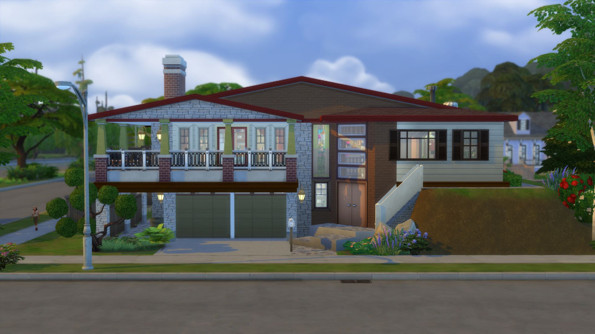 Mod The Sims - Big and Fancy 70s Time Capsule (No CC)