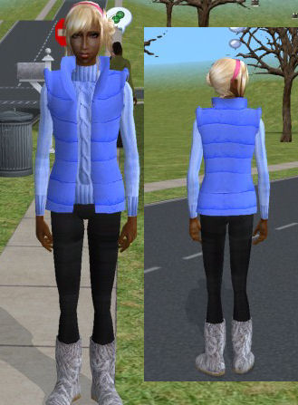 Mod The Sims - Female Vest Outerwear for Seasons