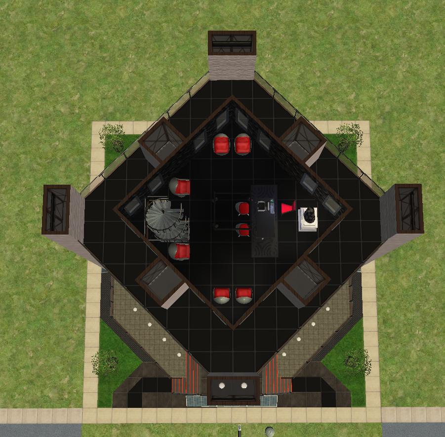 Mod The Sims - Hyperion's Spire - Supervillain Lair - NO CC