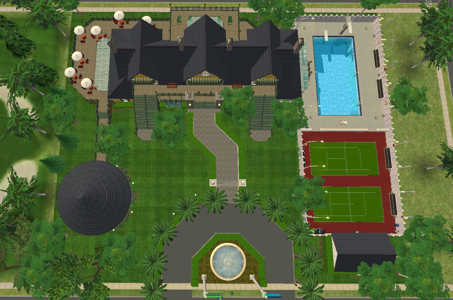 Mod The Sims - Landgraab Country Club - NO CC
