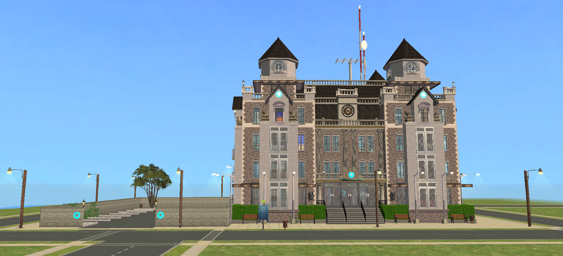 Mod The Sims - SimCity Central Police Station - NO CC