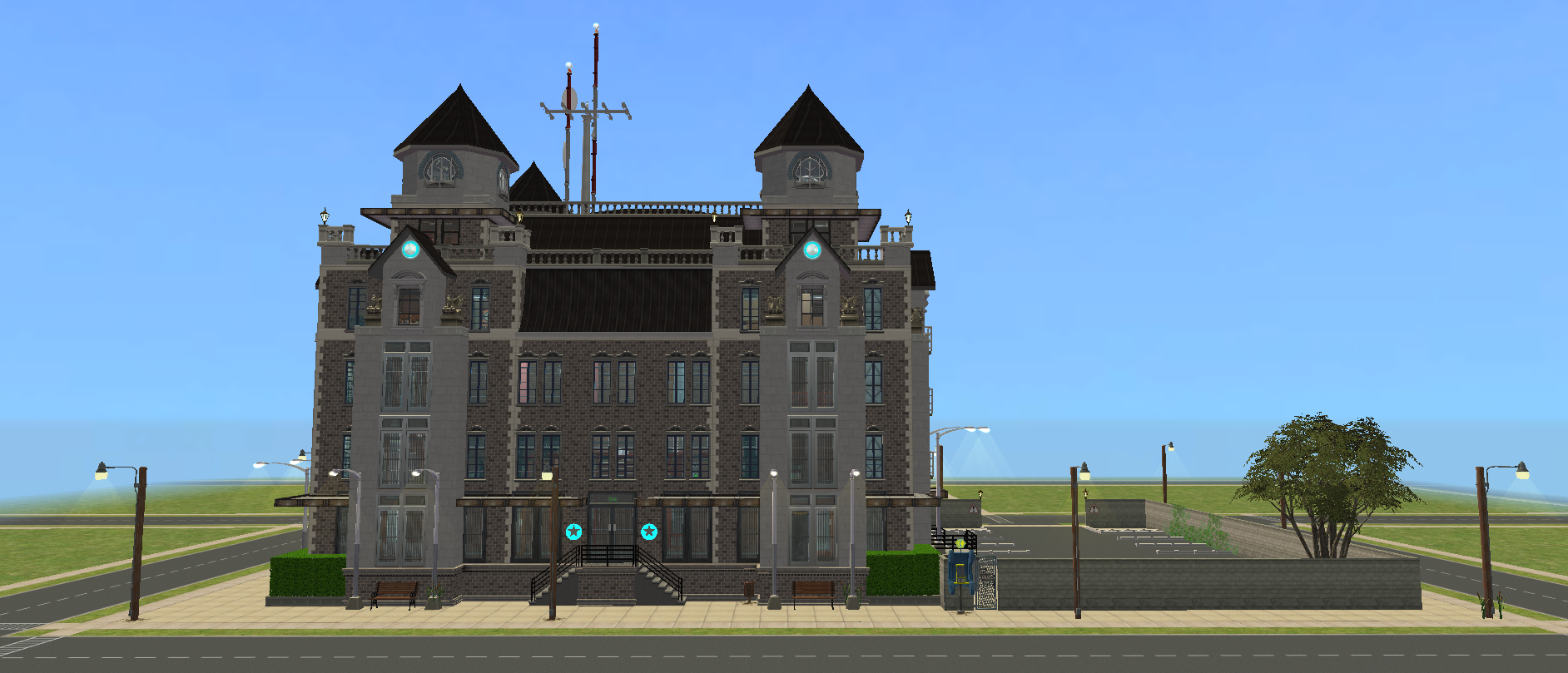Mod The Sims - SimCity Central Police Station - NO CC