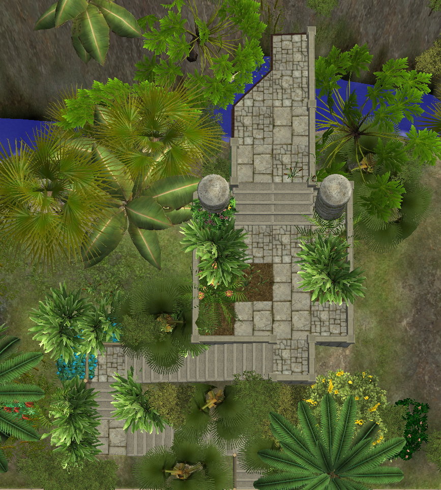Mod The Sims - Lost Temple of Atoyacoatl - NO CC