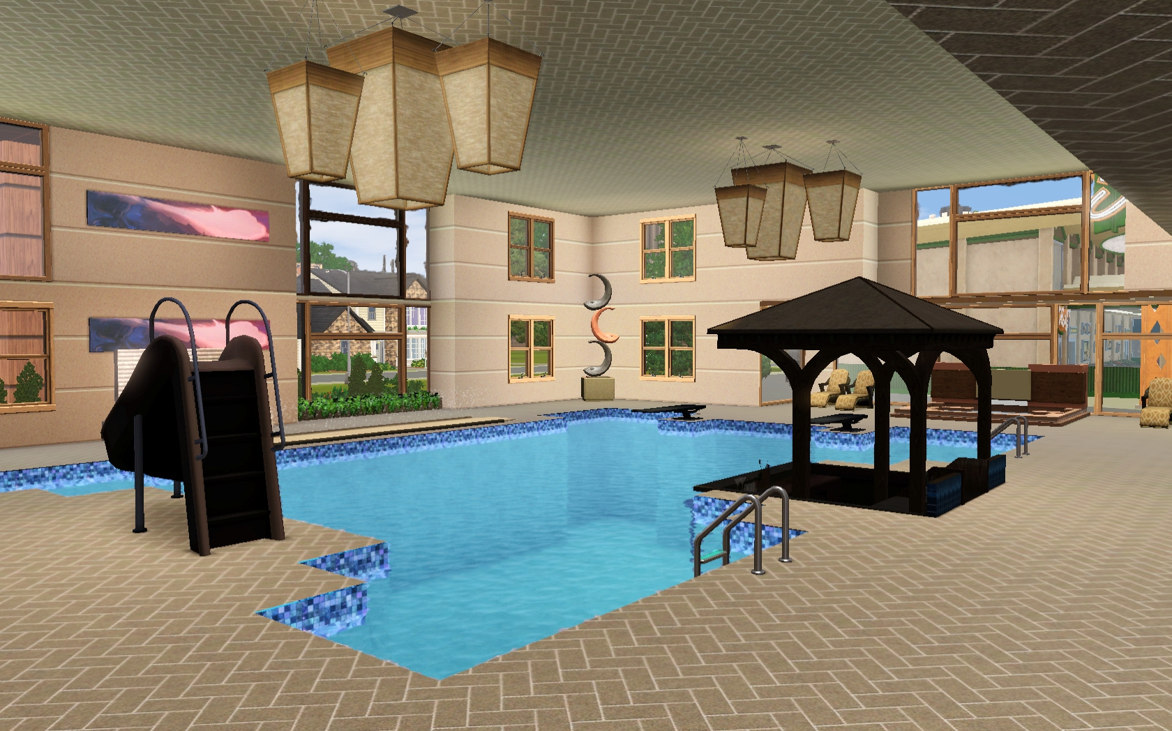 Mod The Sims - Liquid H2O (indoor Pool)