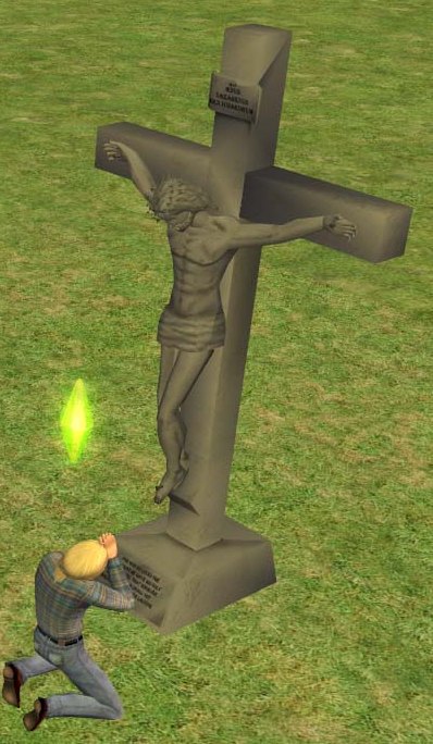 Mod The Sims - *UPDATED 8/29/2008* A Giant sized Jesus statue with new ...