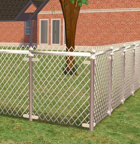 Mod The Sims - *UPDATED WITH GATES* A Chain Link Fence! (New Mesh)
