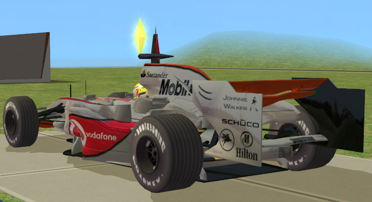 Mod The Sims - A Mclaren Formula 1 Racer with helmet and a Lewis ...