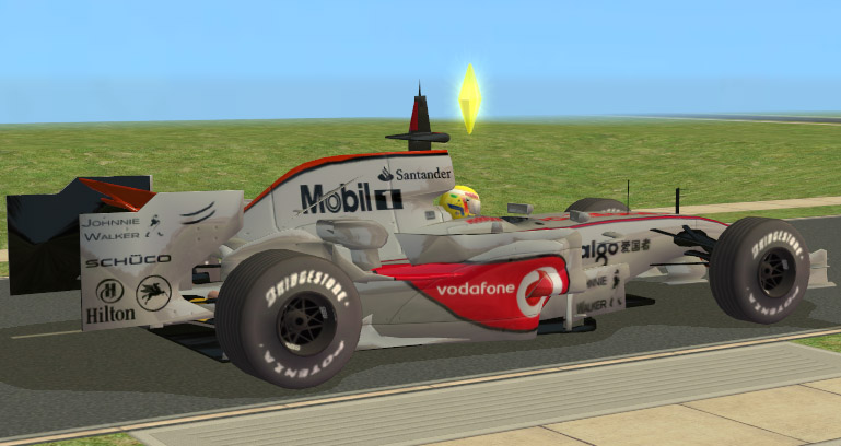 Mod The Sims - A Mclaren Formula 1 Racer with helmet and a Lewis ...