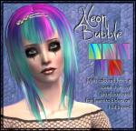 Mod The Sims - [Neon Bubble] Unatural Coiffure III