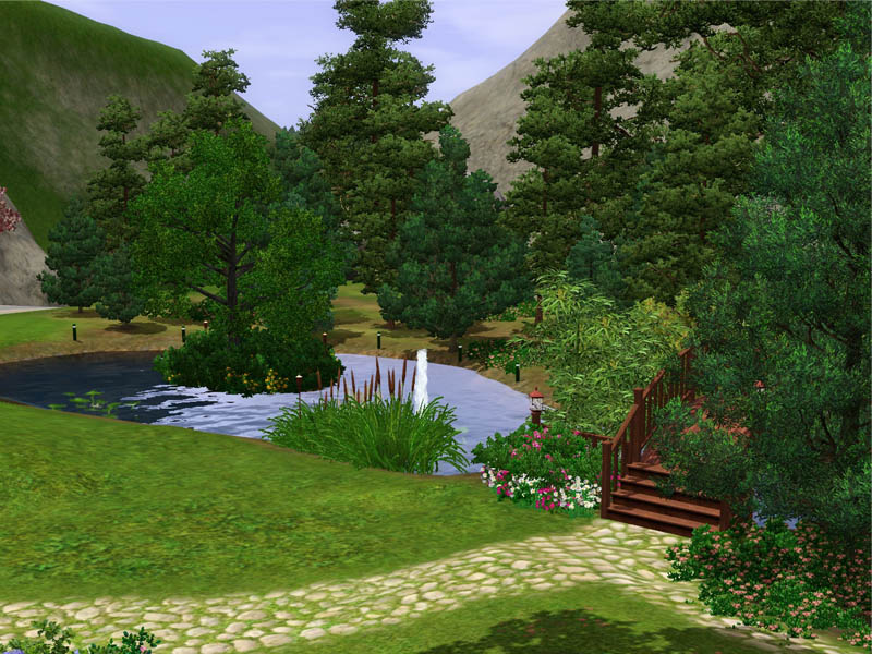 Mod The Sims - Waterfall Way Revamped - Part 2 (seamless lots)