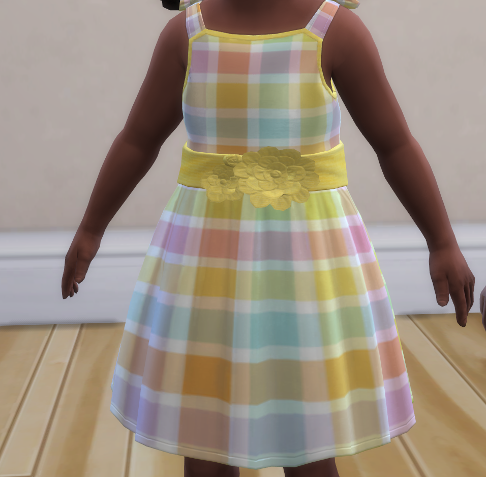 Mod The Sims - Toddler Girl Spring Dresses - 7 versions to choose from ...