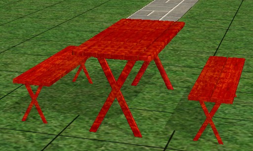 Mod The Sims - Mesh EP Ready: Testers wanted: UPDATED Picnic table with ...