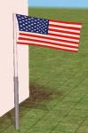 Mod The Sims - Mesh Ep Ready: The American Flag Pole