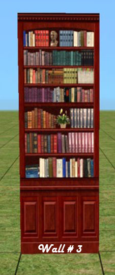 Mod The Sims - Library Wall Mural - Wallpaper Collection