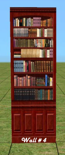Mod The Sims - Library Wall Mural - Wallpaper Collection