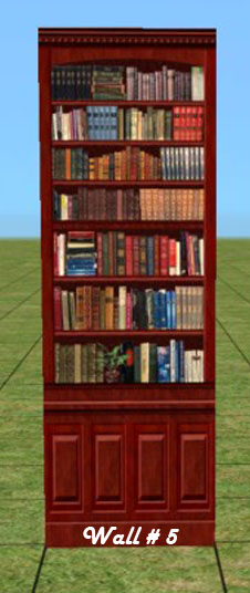 Mod The Sims - Library Wall Mural - Wallpaper Collection