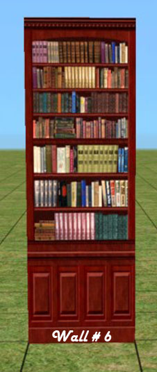 Mod The Sims - Library Wall Mural - Wallpaper Collection