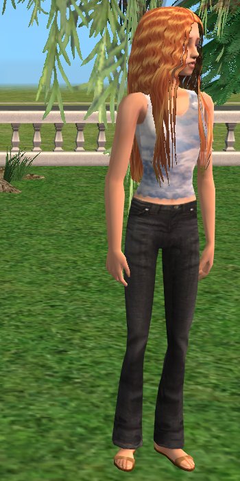 Mod The Sims - Back To School Teen Wardrobe, jeans/tops