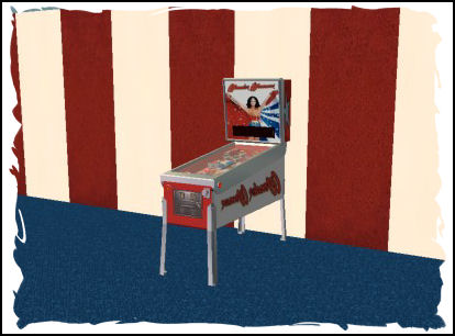 Mod The Sims - Testers Wanted: Wonder Woman Pinball Machine