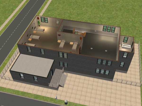 Mod The Sims - The Asylum.. built for playing "The Asylum Challenge" by ...