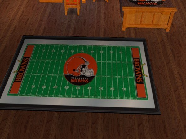 Mod The Sims - Cleveland Browns Bedroom for Brownston1306