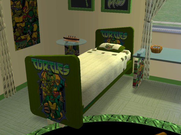 Mod The Sims - Teenage Mutant Ninja Turtles Nursery and Bedroom