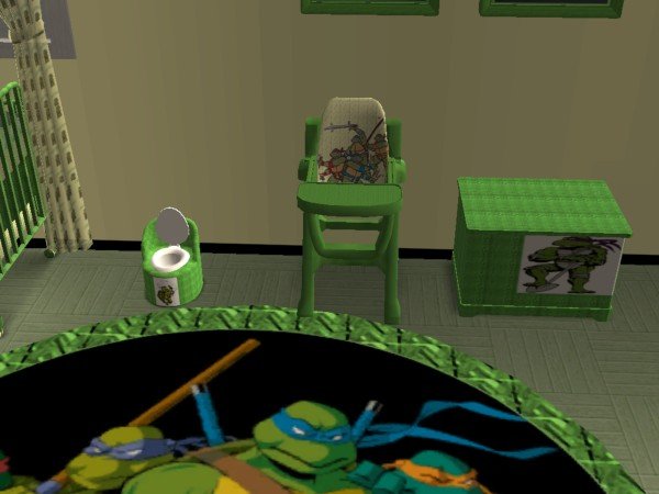 Mod The Sims - Teenage Mutant Ninja Turtles Nursery and Bedroom