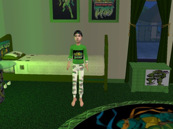 Mod The Sims - Spongebob,Teenage Mutant Ninja Turtles, and Spiderman PJ ...