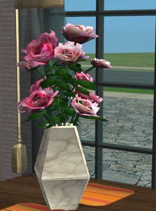 Mod The Sims - Rose Bouquet: new mesh and recolours