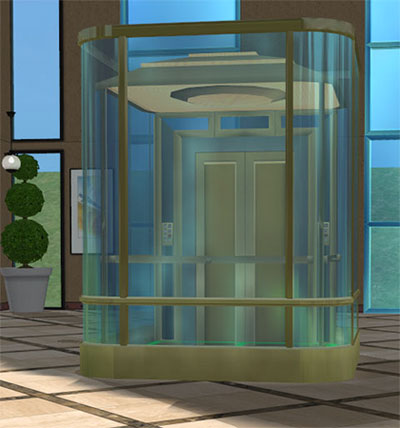 Mod The Sims - Urban Reflections Part 2: The Glass Elevator