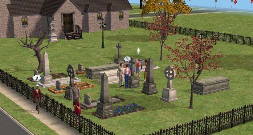 Mod The Sims - Versatile Head Stones and Tomb