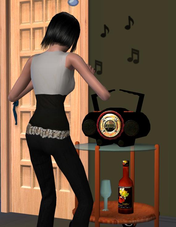 Mod The Sims - 3 hip hop booboxes for your dancing sims