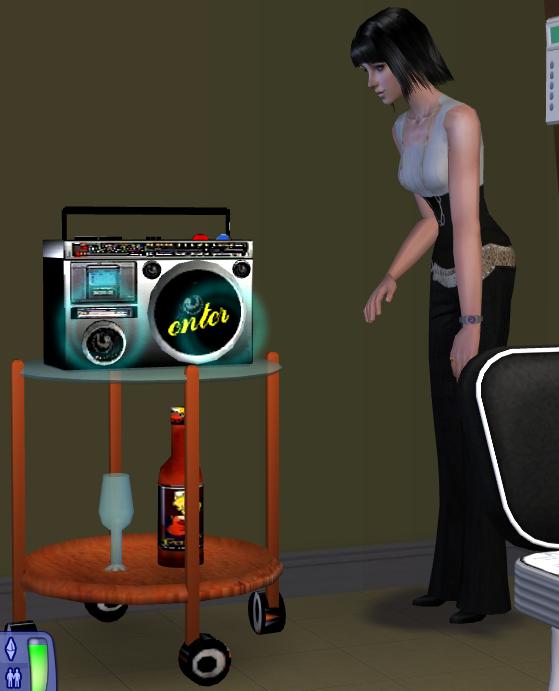 Mod The Sims - 3 hip hop booboxes for your dancing sims
