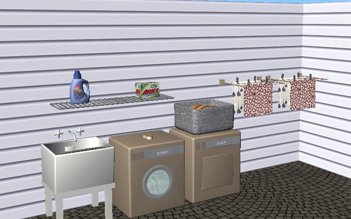 Mod The Sims - Laundry Room Set