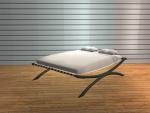Mod The Sims - Black Frame Futon Bed