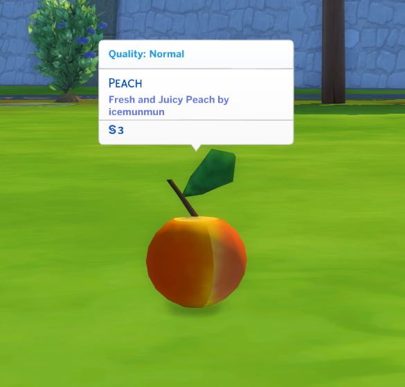 Mod The Sims - Harvestable Peach Tree