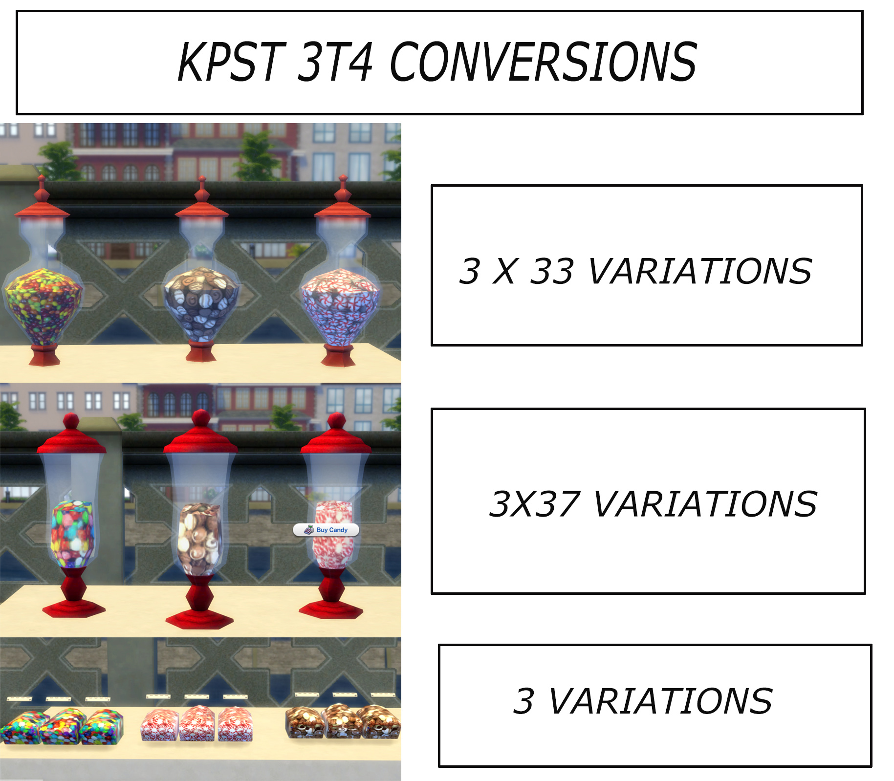 Mod The Sims - Functional candy Dispenser with Edible Candies [Updated ...
