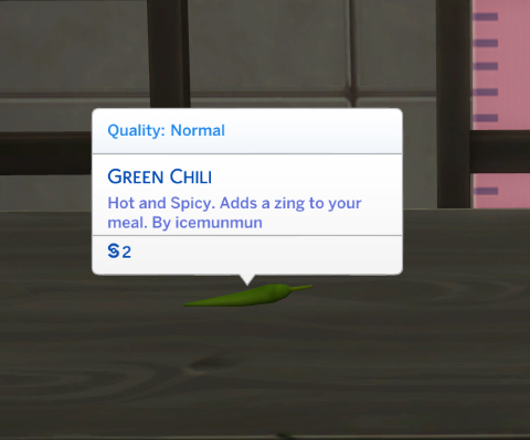 Mod The Sims - Custom Harvestable Green Chili
