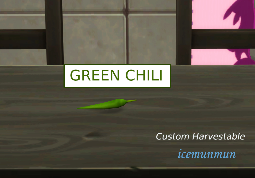 Mod The Sims - Custom Harvestable Green Chili