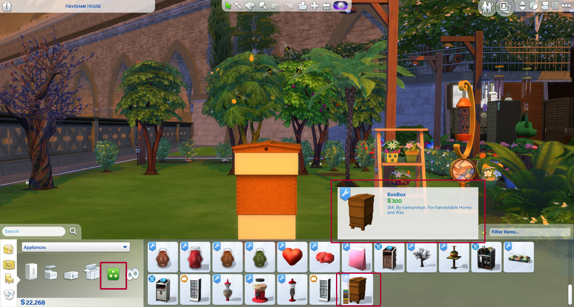 bee box sims 4
