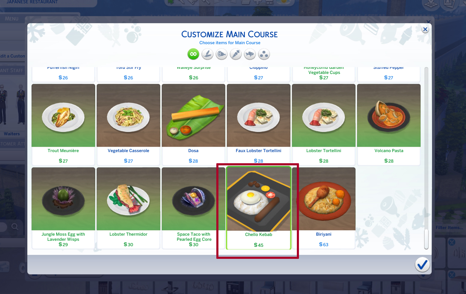 Mod The Sims - Custom Food - Chello Kebab (Updated - 2.06.21)