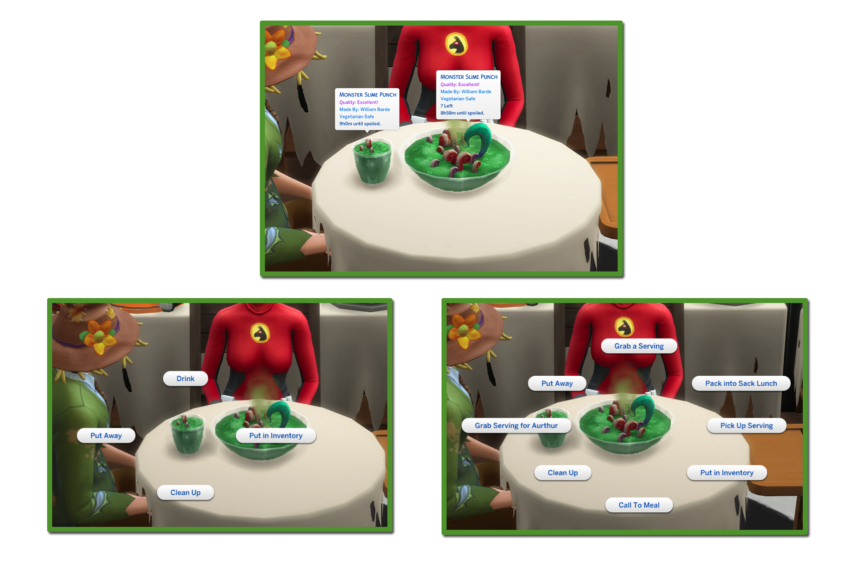 Mod The Sims - Monster Slime Drinkable Punch