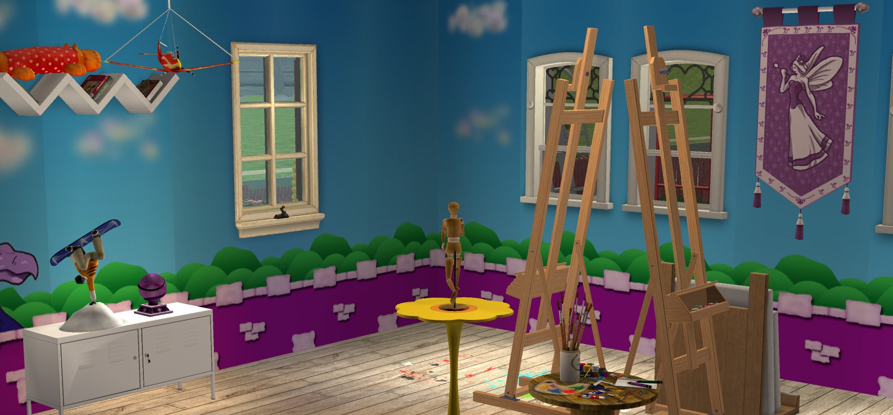 Mod The Sims - Alphabet Alley Children's Library: No CC