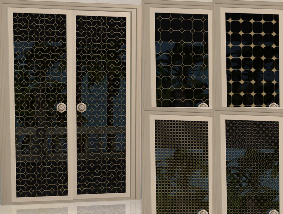 Mod The Sims - Project "Maiden's bedroom " . Part 9. Doors. Set "Royal ...